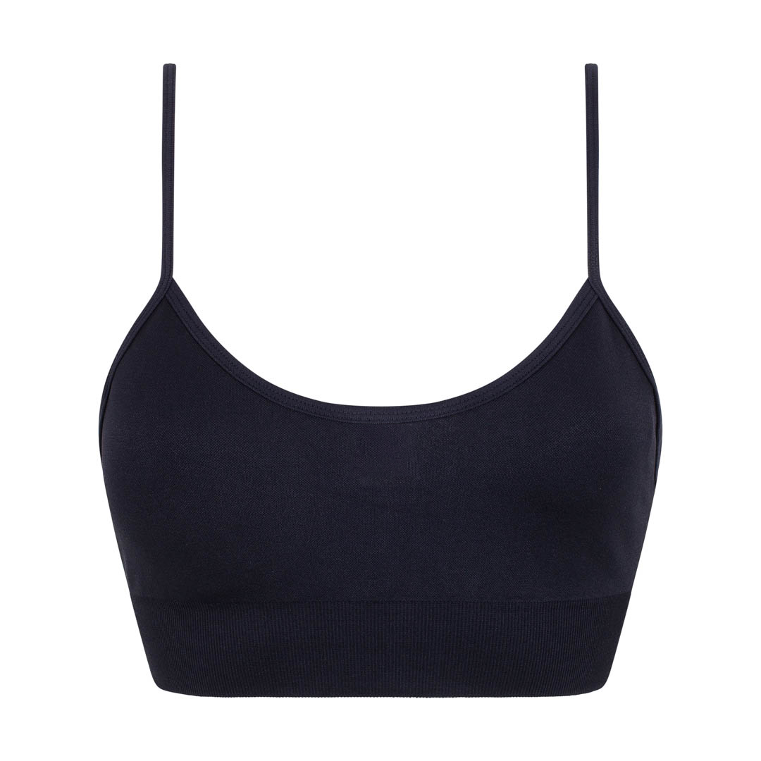 Silky Active Bra Top - Black – Jamzz